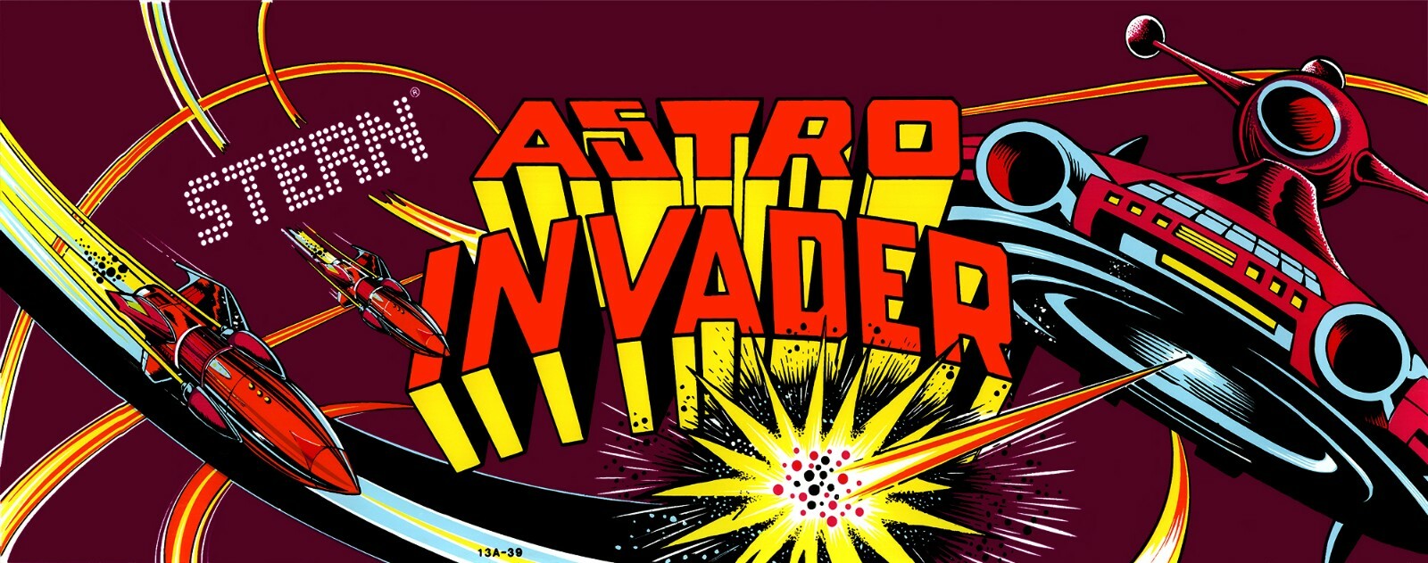 Astro Invader Arcade Marquee For Reproduction Backlit Sign | eBay