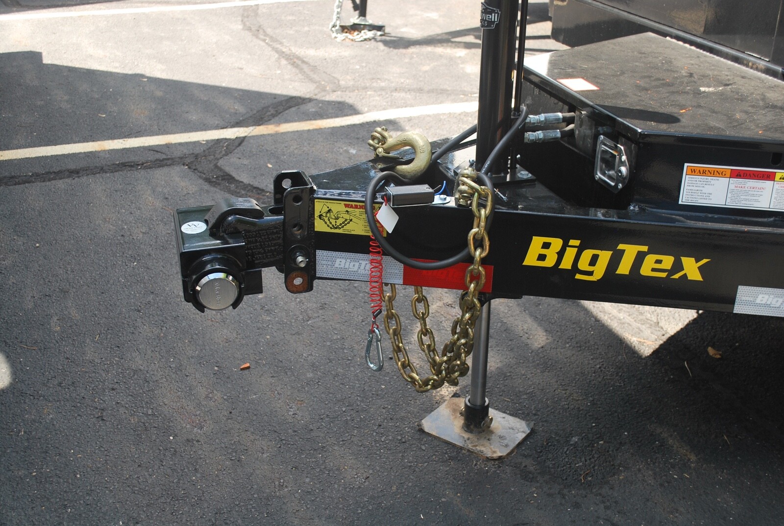 Big Tex/ Demco EZ Trailer Hitch Lock- 1-Puck Lock- 2 keys- Orange | eBay