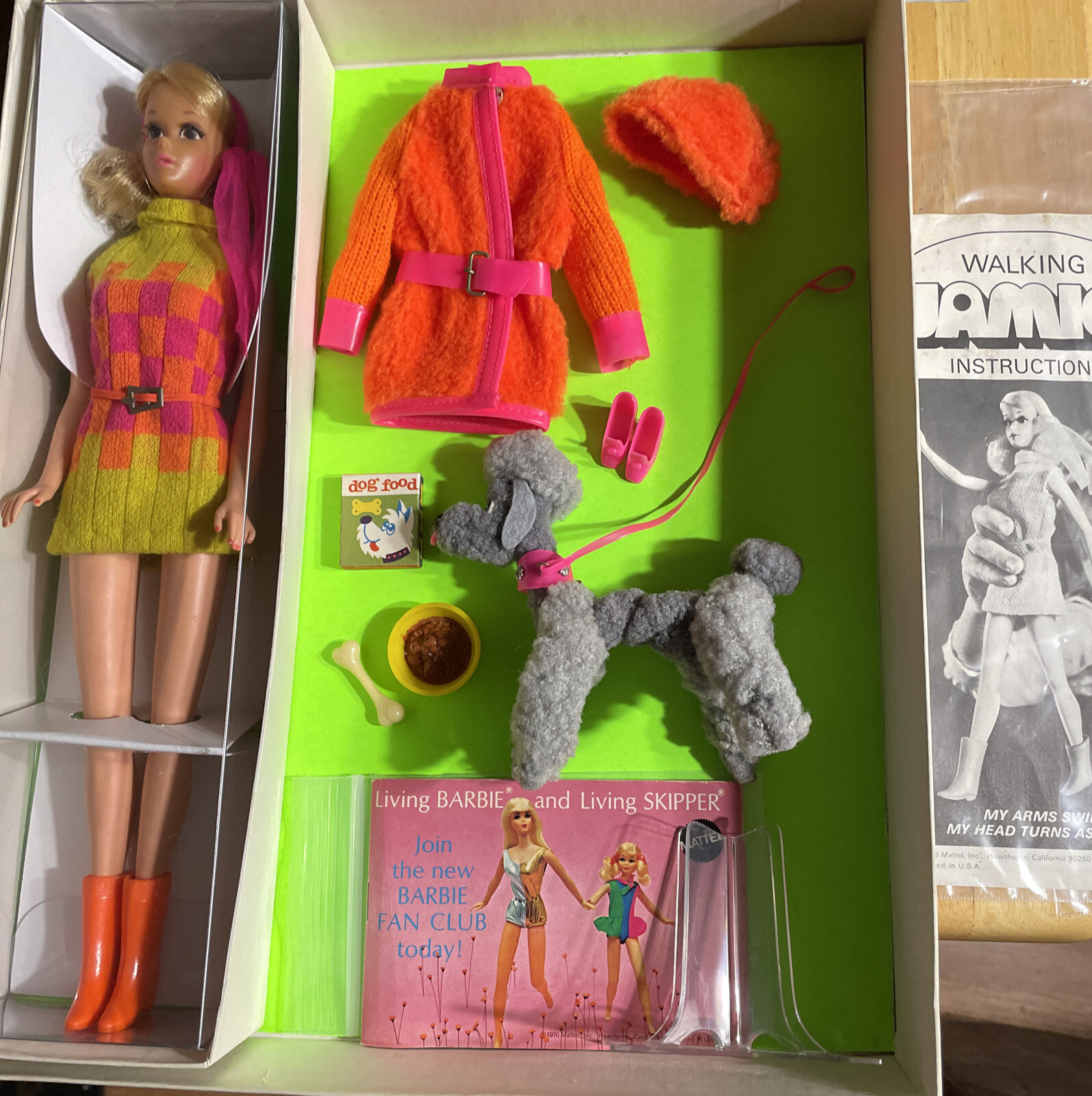 Vintage+Mattel+Barbie+Walking+Jamie+Furry+Friends+Set+%231584 for sale ...