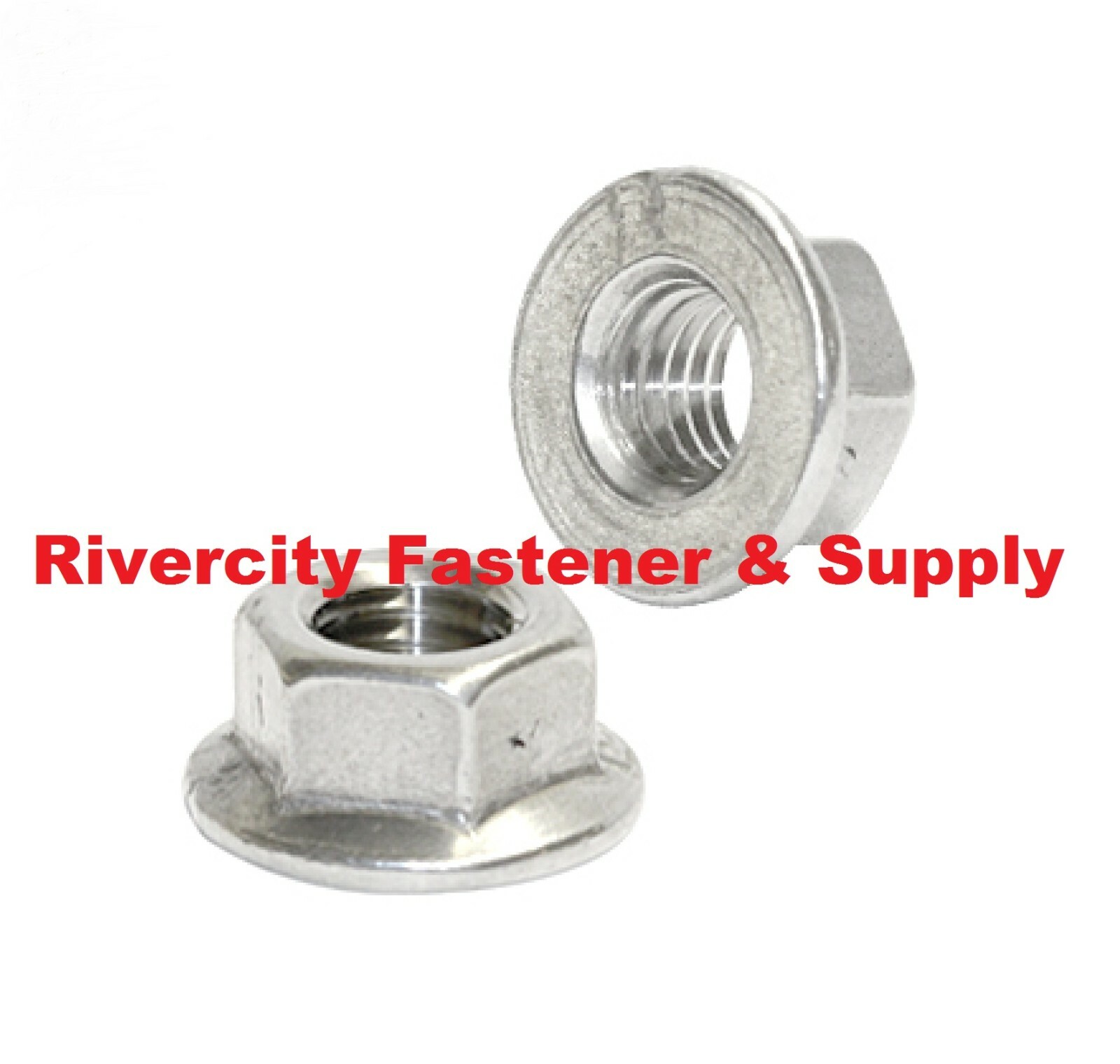 (15) M5-0.8 Stainless Steel Flange Nuts Spin Wiz Nuts M5x0.8 / 5mm with ...