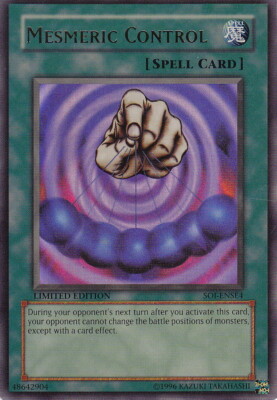 YU-GI-OH! TCG - Mesmeric Control Secret Rare Card SOI-ENSE4 (Konami ...