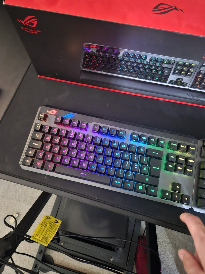 ASUS ROG Claymore II Mechanical Gaming Keyboard RGB, PBT Keycaps, Wired ...
