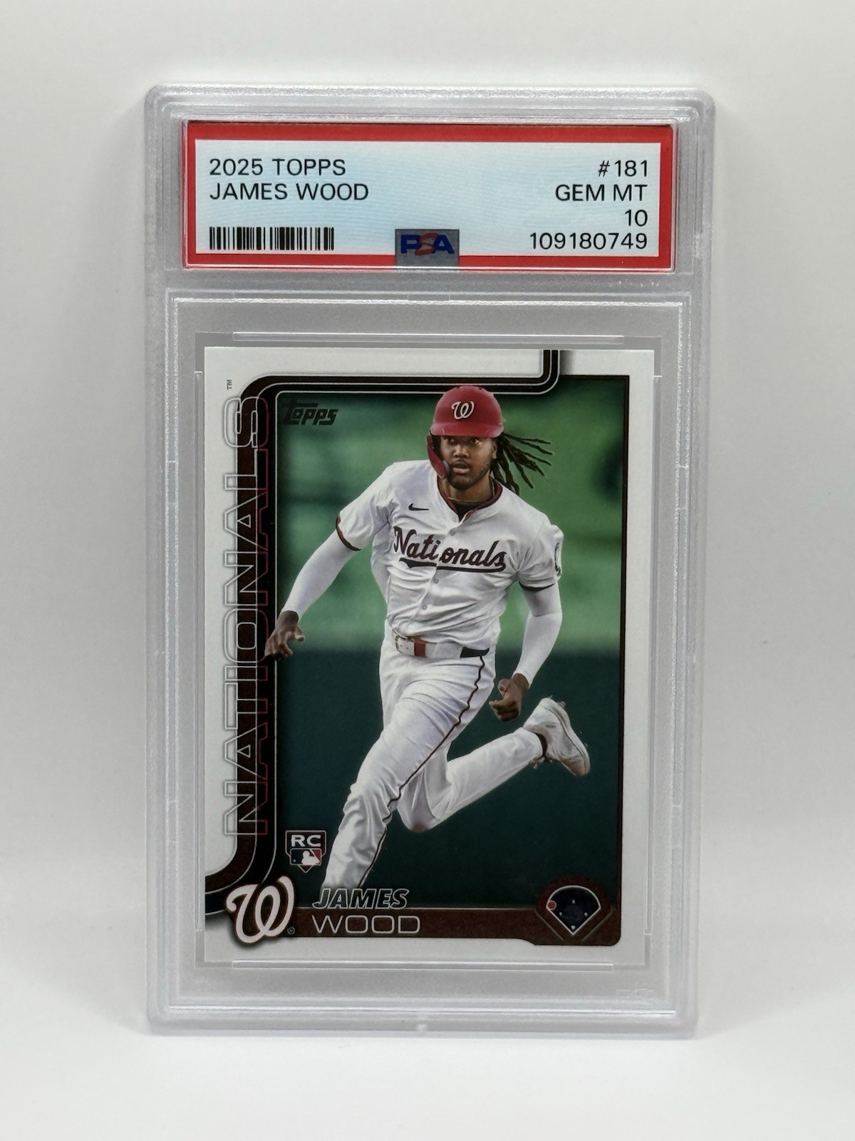 James Wood 2025 Topps #181 Base Price Guide - Sports Card Investor