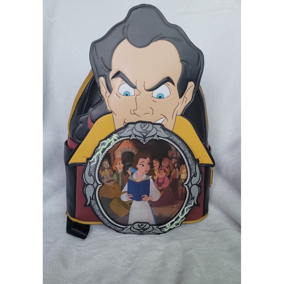 Loungefly Disney Beauty and the Beast Villains scene Gaston backpack | eBay