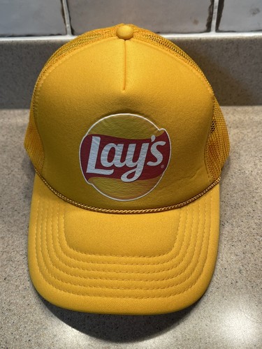 Otto Trucker Hat Mesh Snap Back Lay's Potato Chip Logo Yellow Preowned ...