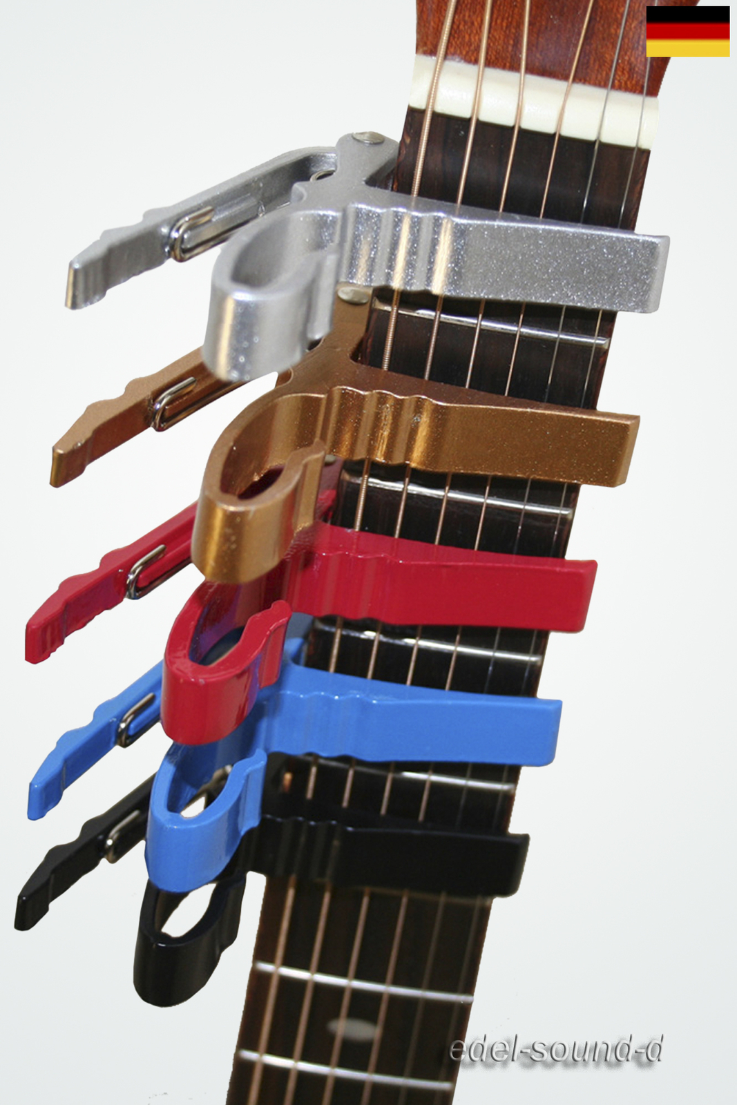 Kapodaster Capodaster Kapo Capo Akustik- E-Gitarre Westerngitarre ...