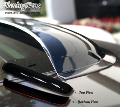 Rain Guard Sunroof Moon Visor 880mm Dark Smoke 3MM For 2011-16 Hyundai ...