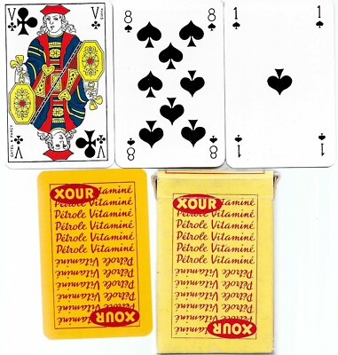 JEU DE 32 CARTES XOUR PETROLE VITAMINE | eBay