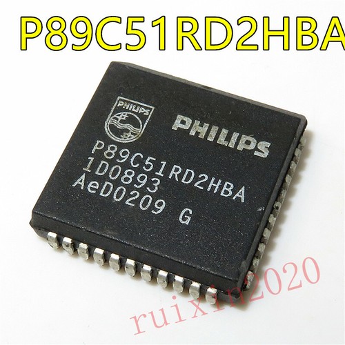 1PCS P89C51RD2HBA 89C51RD2 PLCC44 80C51 8-bit Flash microcontroller US ...