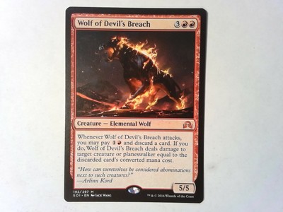 Wolf of Devil's Breach Shadows over Innistrad - Magic the Gathering Mtg ...
