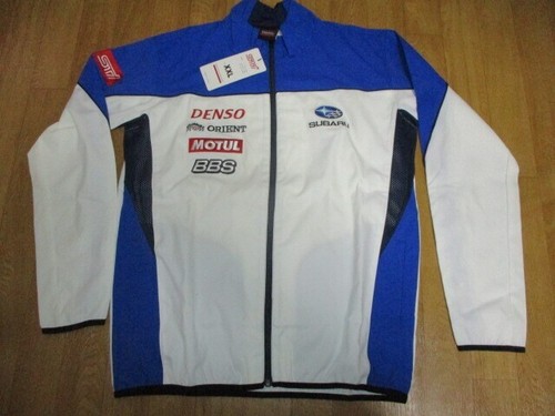 SUBARU STI RALLY TEAM Racing Truck Jacket Size XXL Blue/ White NOS ...