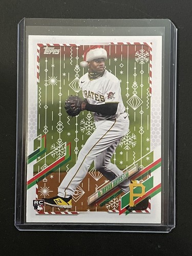 2021 topps holiday kebryan hayes Rookie Santa hat SSP | eBay