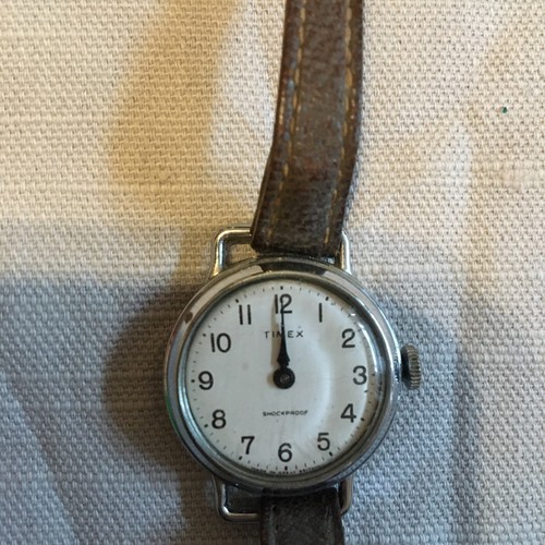 Vintage 1960’s GB Made Mechanical Timex V-Conic Escapement Shockproof ...