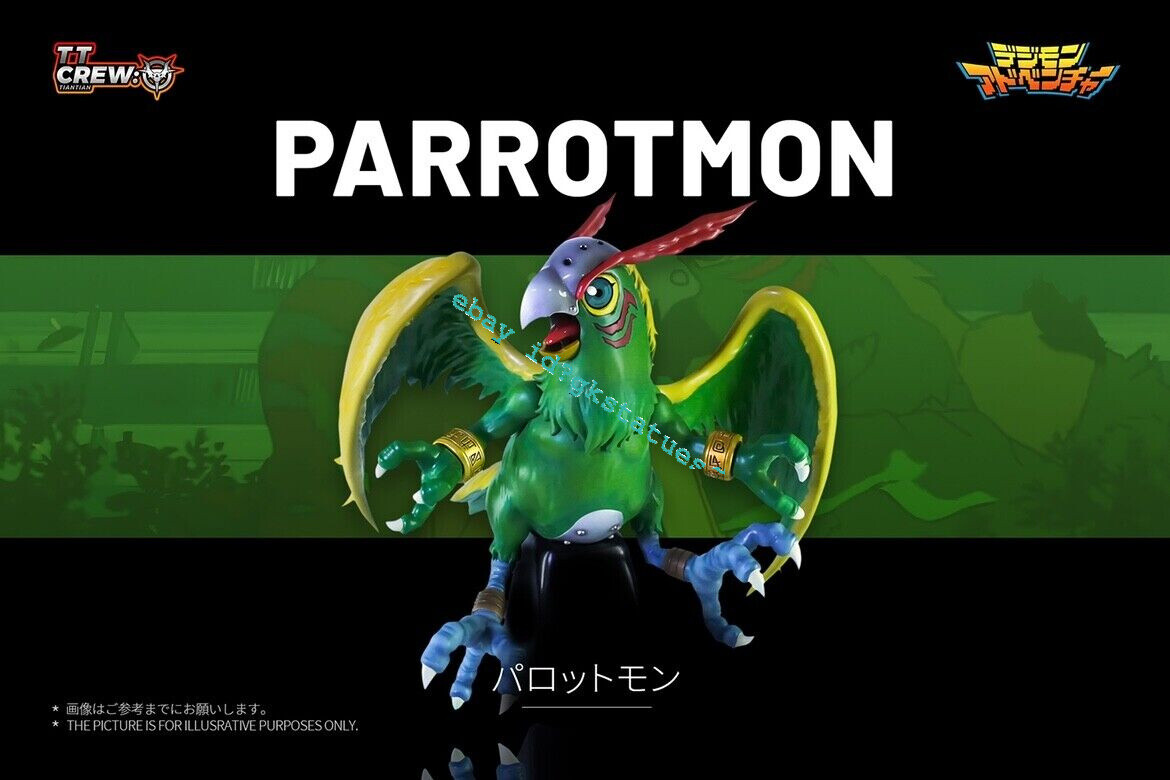 TT Crew Studio Digimon Parrotmon Resin Statue in stock H28cm Collection ...