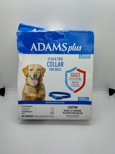 Adams Plus Flea & Tick Collar for Large Dogs & Puppies Up to 7 month ...