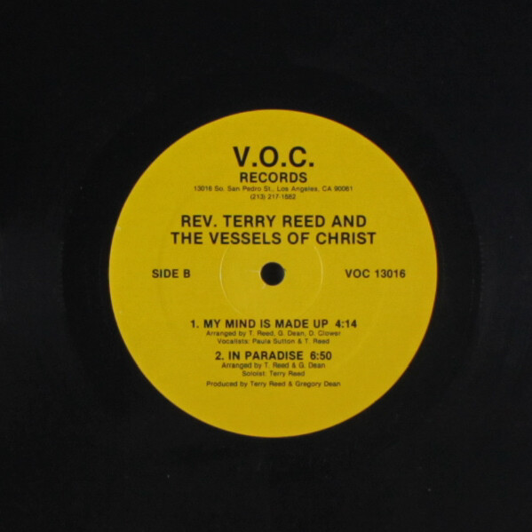 REV. TERRY REED & THE VESSELS OF CHRIST: rev. terry reed & the vessels ...