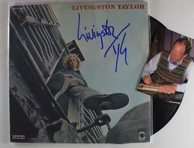 Livingston Taylor Signed Autographed "Livingston Taylor" Record Album ...