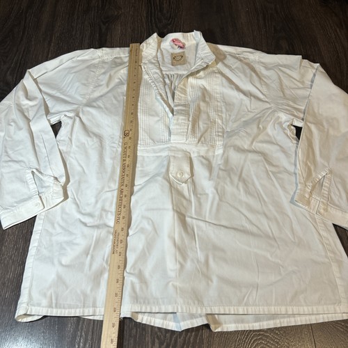 Wah Maker Frontier Banded Collar Button Shirt Mens Med M Bib Western ...