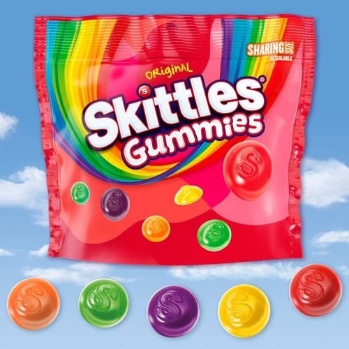 Skittles Gummies Original 12 Oz Resealable Sharing Size Gummy Candy 0369