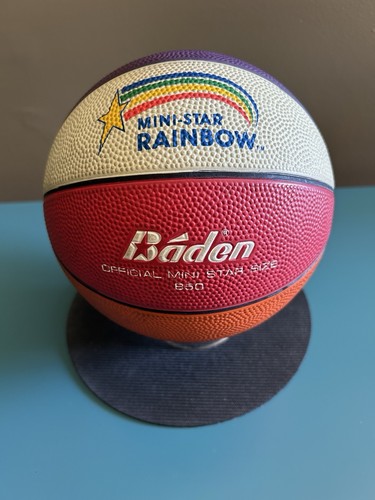RARE Vintage 1990s Baden Mini-Star Rainbow 7” Basketball Ball B50 WNBA ...