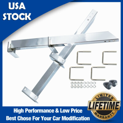 28" Universal Suspension Traction Bars Chrome Plated Steel 20470 Leaf ...