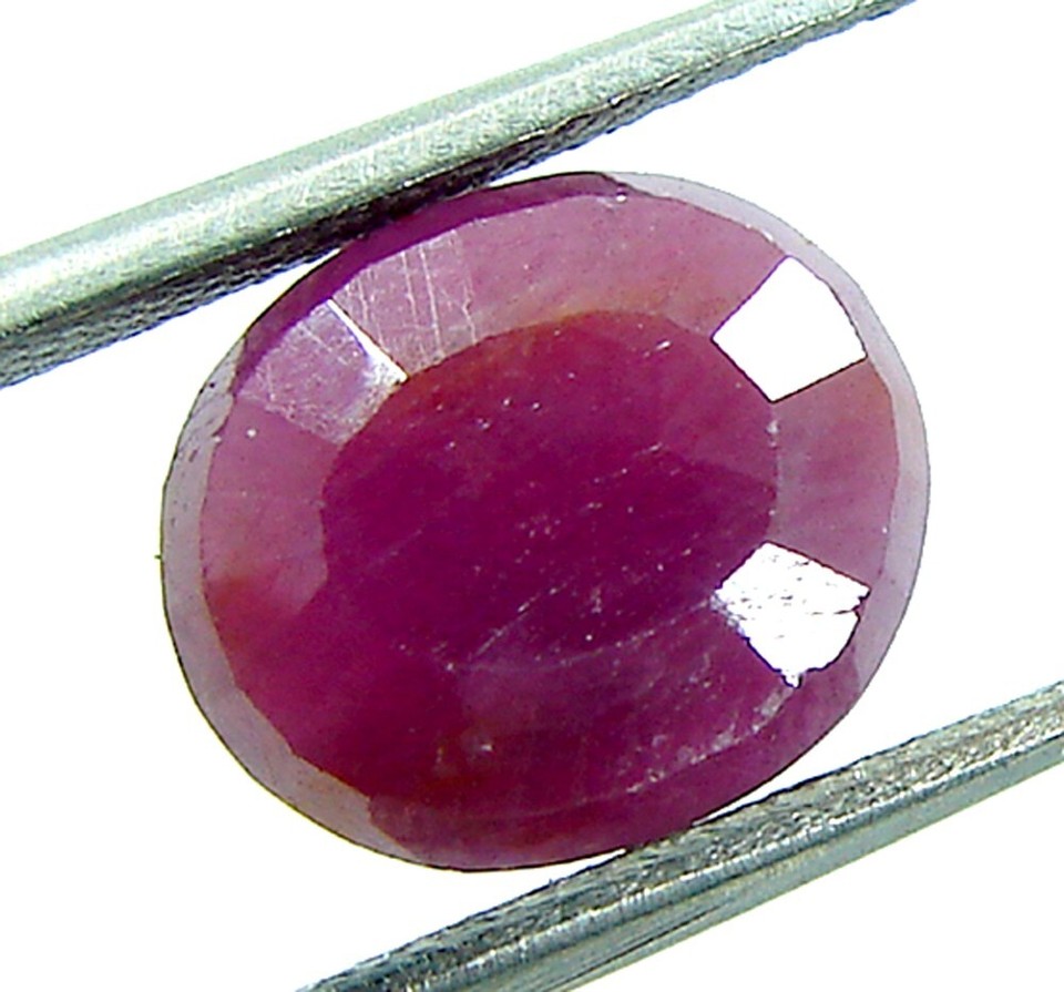 4.85 Ct Natural Pink Ruby Loose Gemstone Oval Cut Top Quality Stone ...