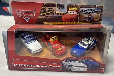 Disney Pixar Cars To Protect & Serve 3-pack Mike 07 Didi 05 Driving ...