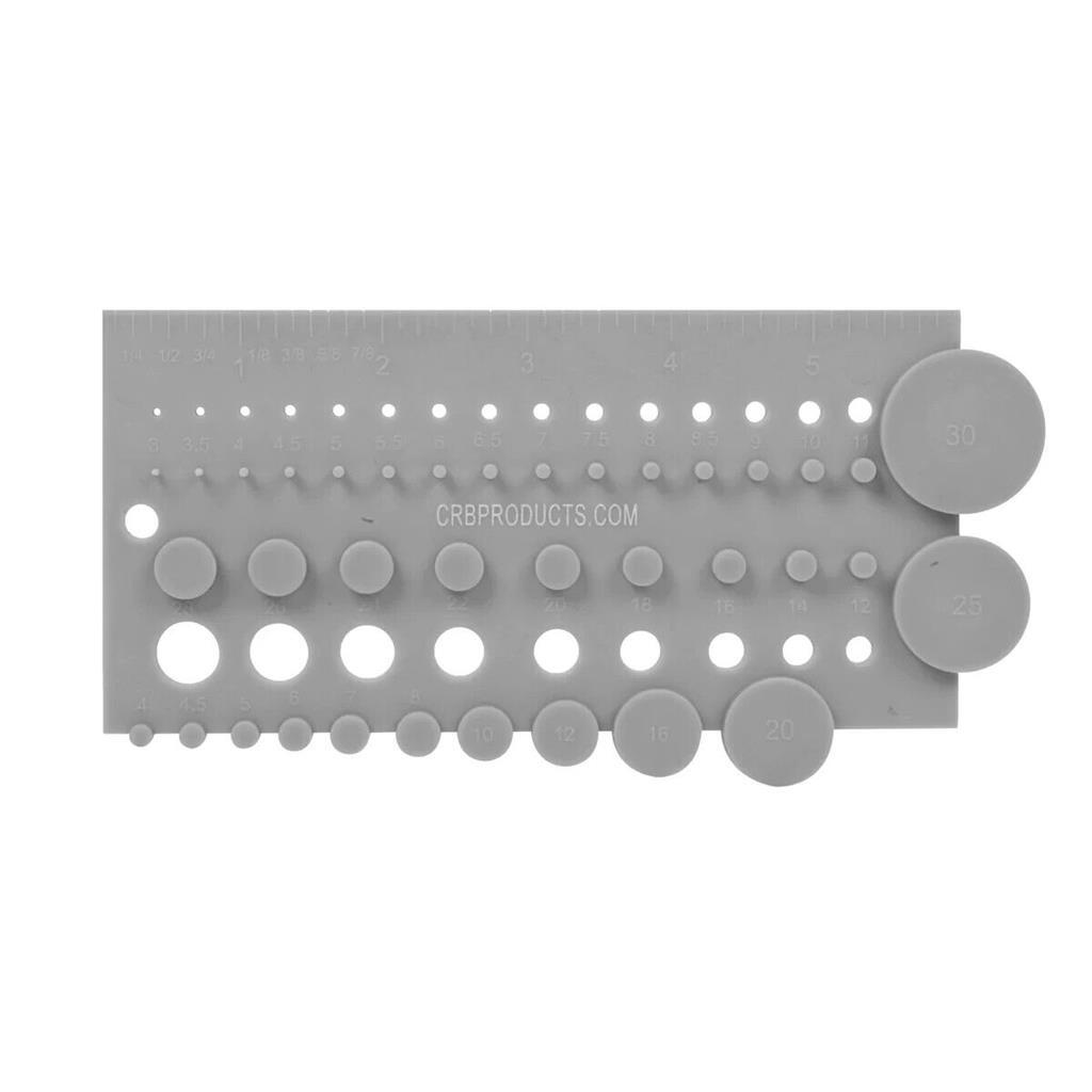 CRB Fishing Rod Tip Top & Guide Sizing Gauge | eBay