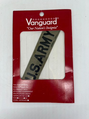 NOS Vanguard Military Insignia Patch U. S. Army 2 Patches in Package | eBay