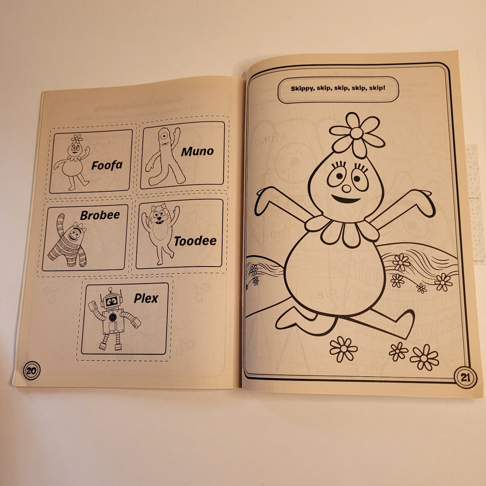 Yo Gabba Gabba Coloring Pages Plex