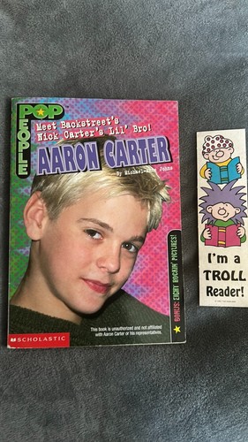 Meet Backstreet's Nick Carter's little bro Aaron Carter Book | eBay