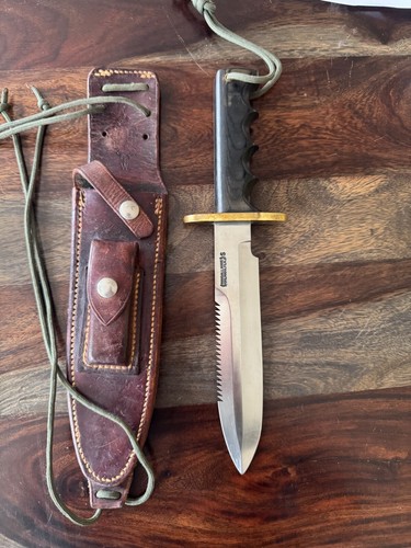 Randall Model 14 Attack Knife Sawtooth Johnson roughback Sheath | eBay