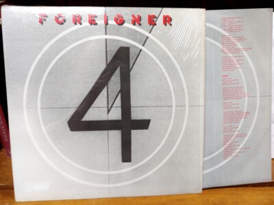 Vintage 1981 Foreigner "4" Vinyl LP Album - Atlantic Records SD-16999 ...