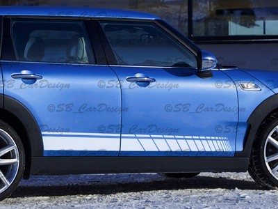 Side-Stripes Aufkleber Seitenstreifen f. MINI COOPER S F54 CLUBMAN ...