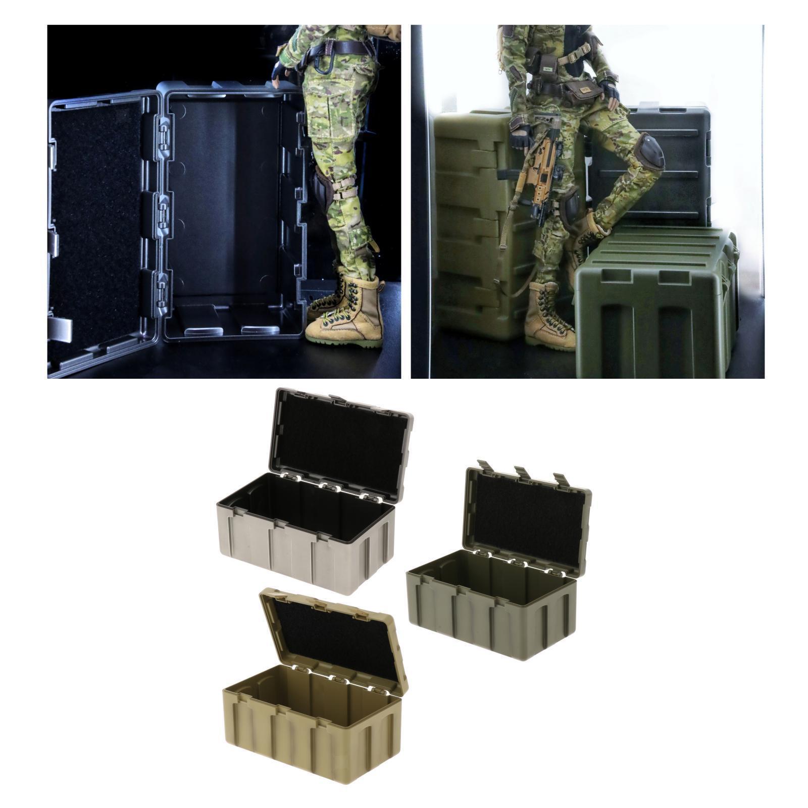 1:6 Soldiers Suitcase Storage Box Simulated Model for 12" Kumik Action ...