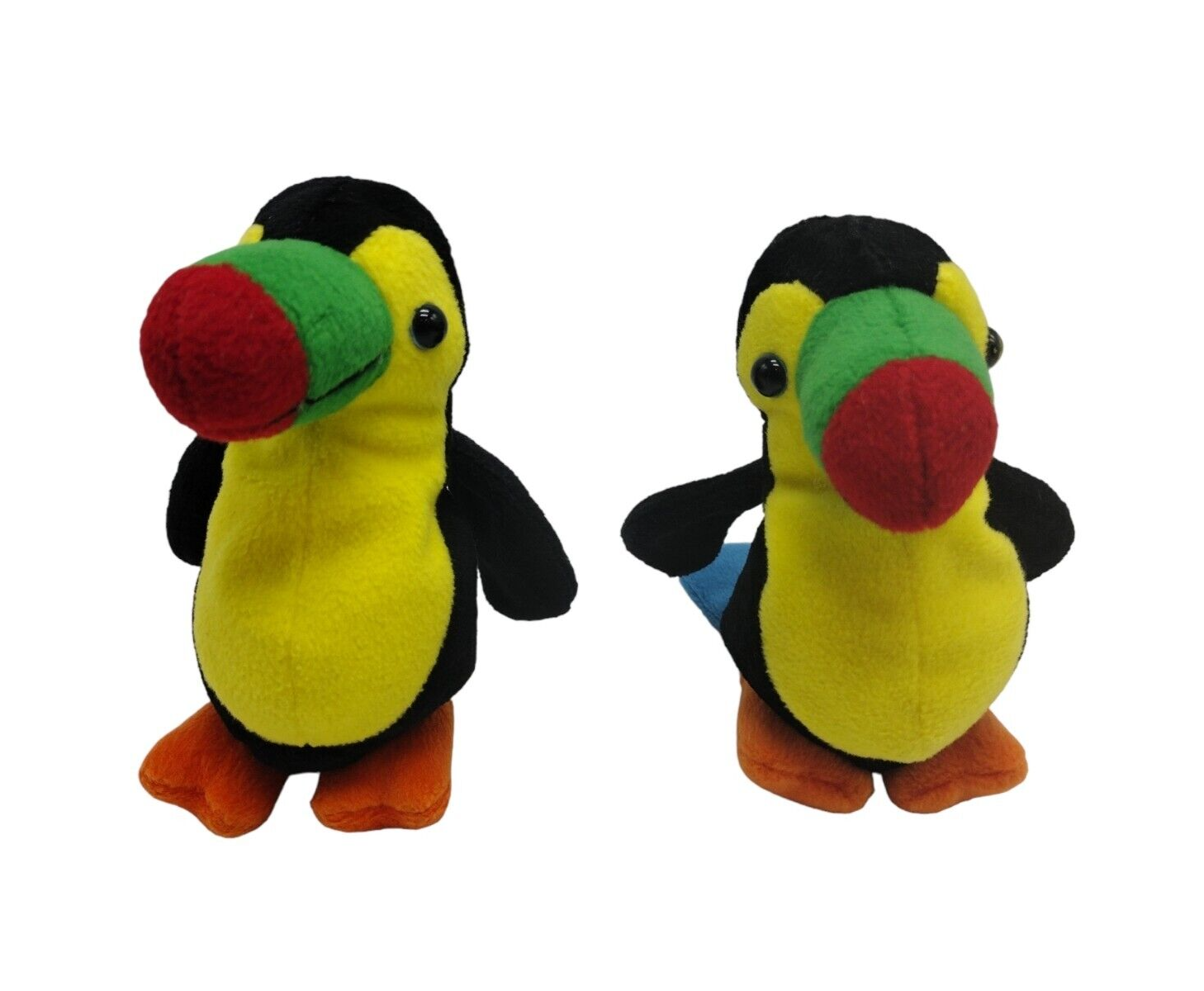 Zangeen Vtg Tropical Bird Toucan Plush Stuffed Animal Huggable Honeys 6 ...