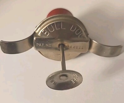 Vintage Red BULL DOG Bottle Stopper by Ekco USA | eBay