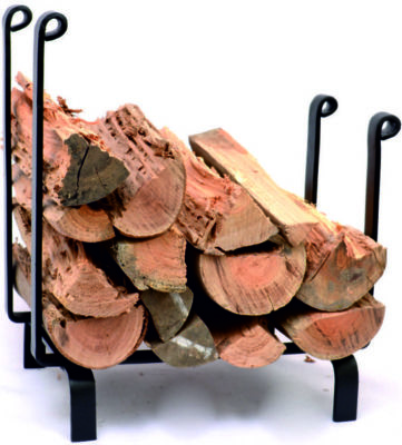 Metal Log Holder Black Metal Wood Storage Metal Log Stand Metal Log ...