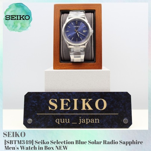 SEIKO SBTM349 Seiko Selection Blue Solar Radio Sapphire Men's Watch in ...