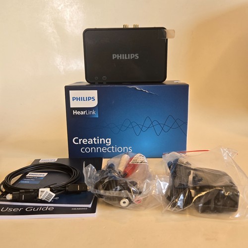 Philips HearLink TV Adapter. Listen To Your TV Through Your Hearing ...