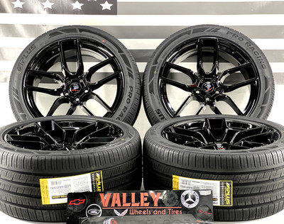 20" DODGE DEMON CHALLENGER CHARGER SRT HELLCAT WHEELS RIMS BLACK 5X115 ...