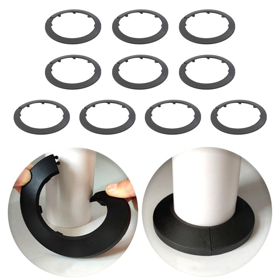 10 Pieces Pipe Cover for Gas Pipes Drainage Pipes Wall Hole Decoration ...