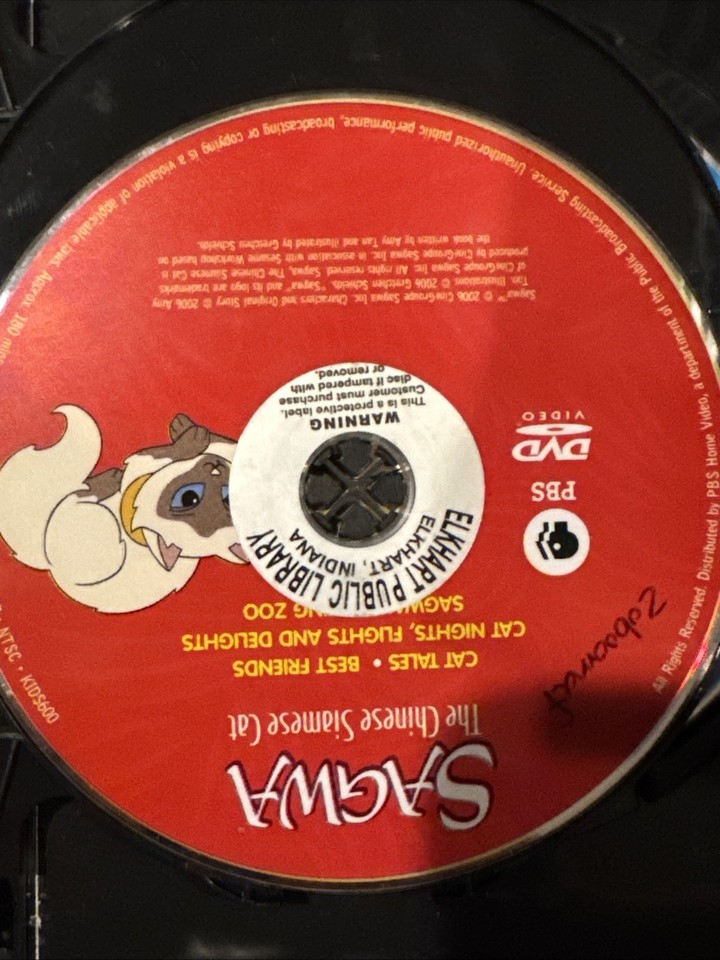 Rare PBS Kids Pack (Zoboomafoo / Sagwa, The Chinese Siamese Cat ...