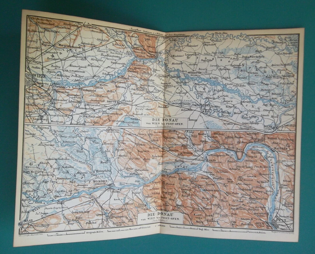 World Map Danube River
