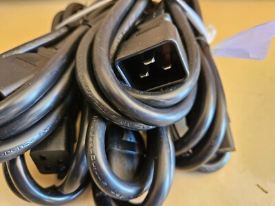 AC Server Power Cord, C19 to C20, 16A, 5ft, black - 5 Pack - USA Seller ...