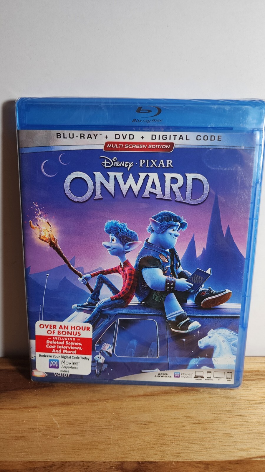 Disney Pixar Onward (Blu Ray + DVD) Multi-Screen Edition + Deleted ...