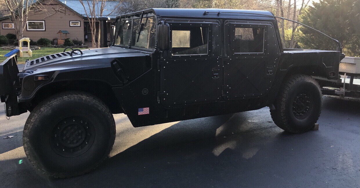 Four Passenger Hard Top -Aluminum Roof fits HUMVEE M998 4 Man Universal ...