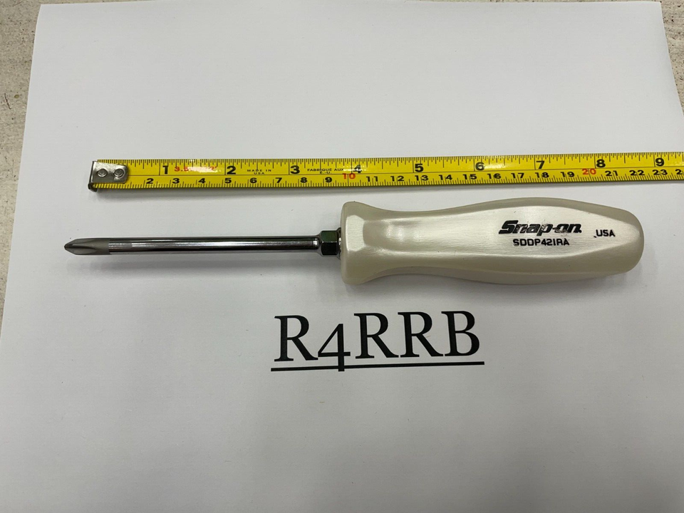 Snap-on Tools NEW PEARL WHITE Hard Handle #2 Phillips Screwdriver ...