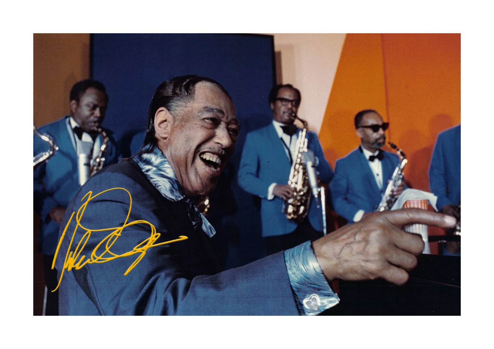 Duke Ellington A4 reproduction autograph photograph poster with choice ...