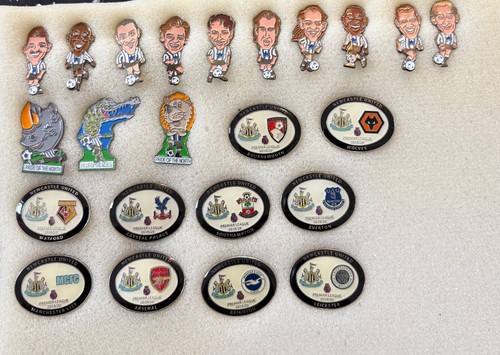 23 Newcastle United football NUFC Pin Badges Matchday Badges Plus ...